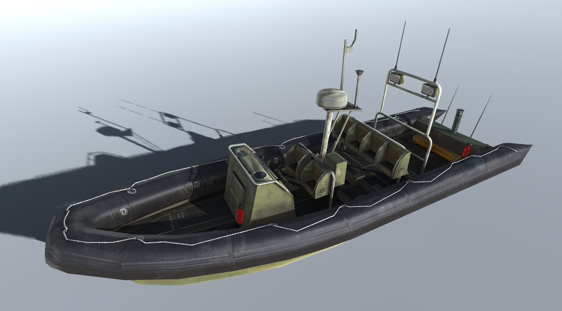 3d Zodiac Boat