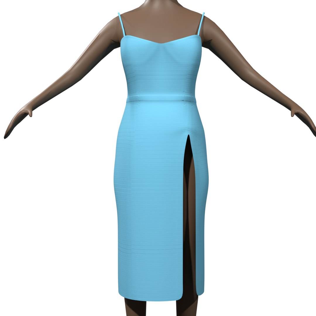 3D Model Summer Dress - TurboSquid 2201049