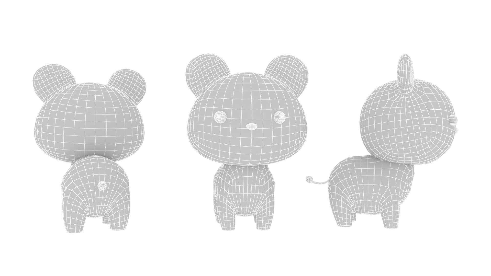 3D Cartoon Rat V001 Character - TurboSquid 2098654
