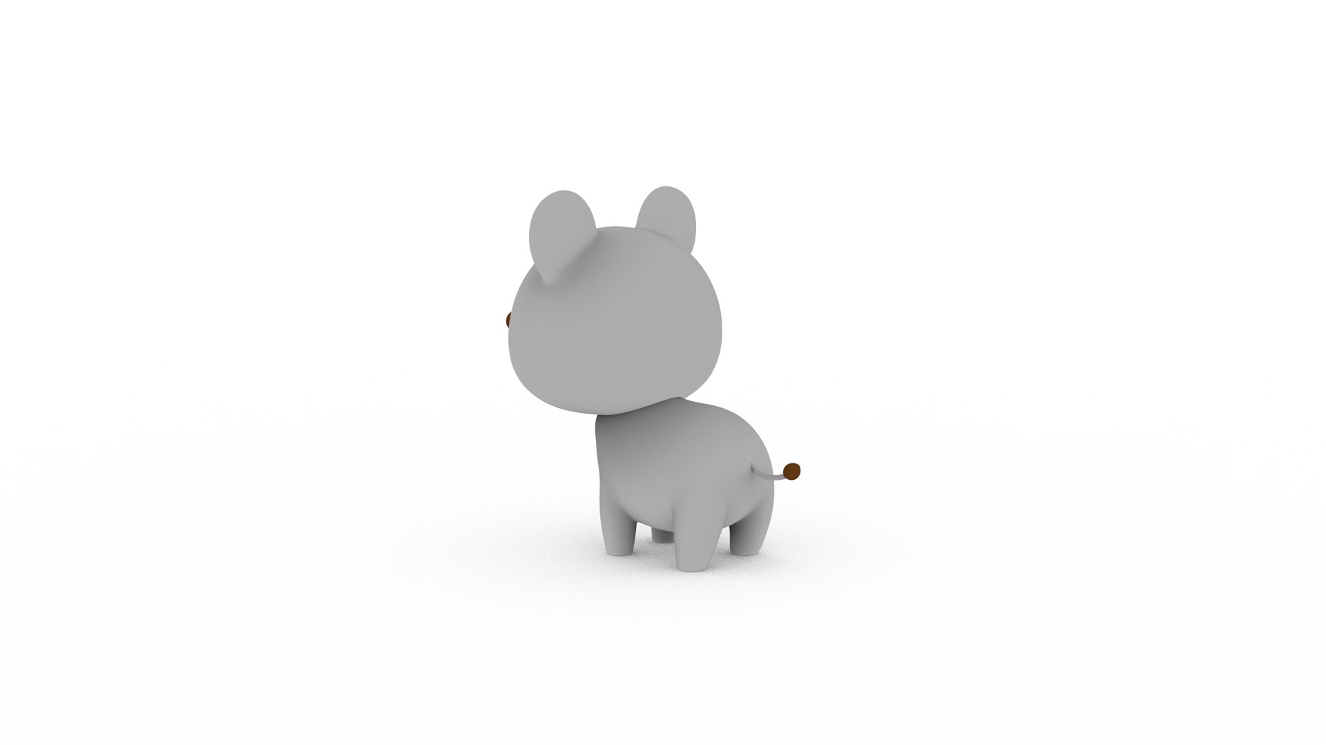 3D Cartoon Rat V001 Character - TurboSquid 2098654