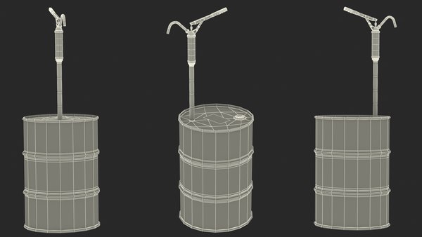 Lever hand pump oil 3D model - TurboSquid 1685634