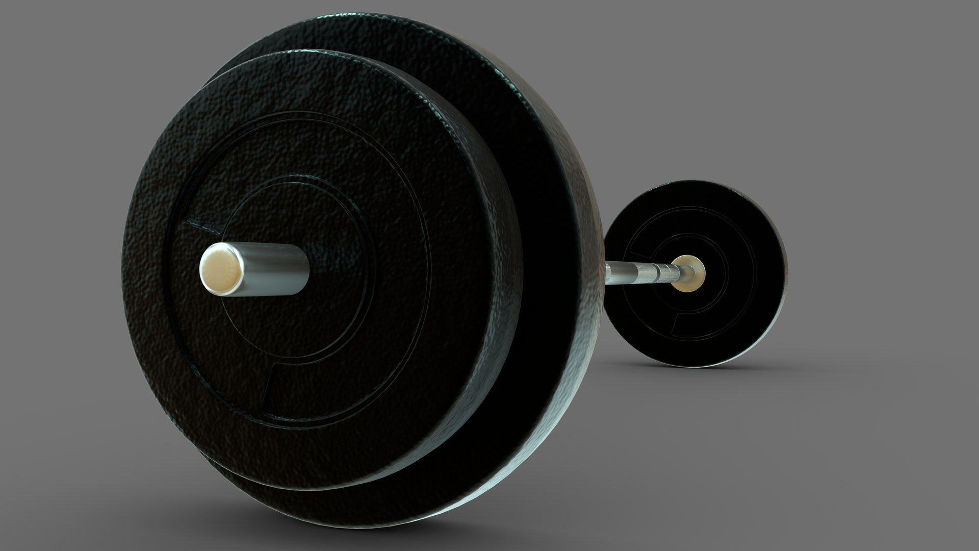 Gym Equipment Bicep Rod 3D Model - TurboSquid 2317661