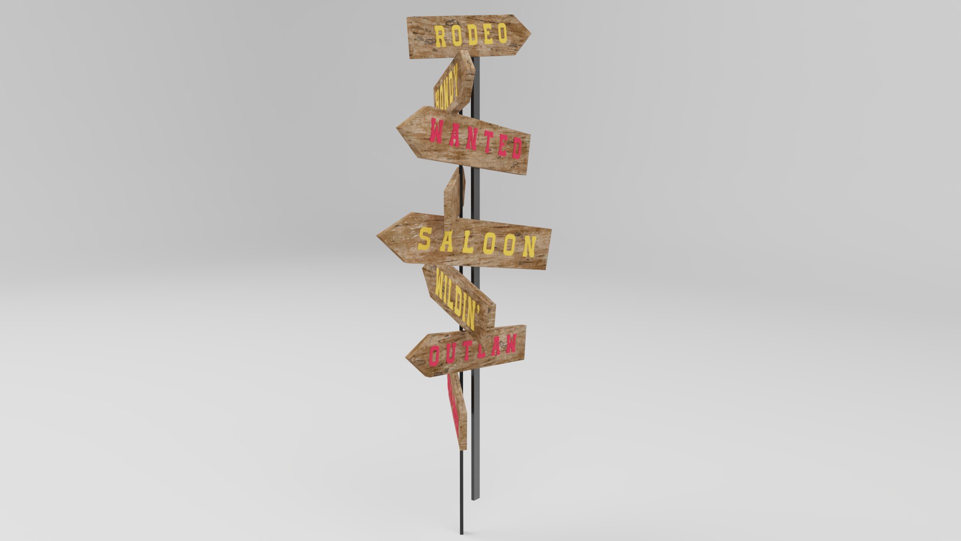 3D Model Signboard - TurboSquid 2087466