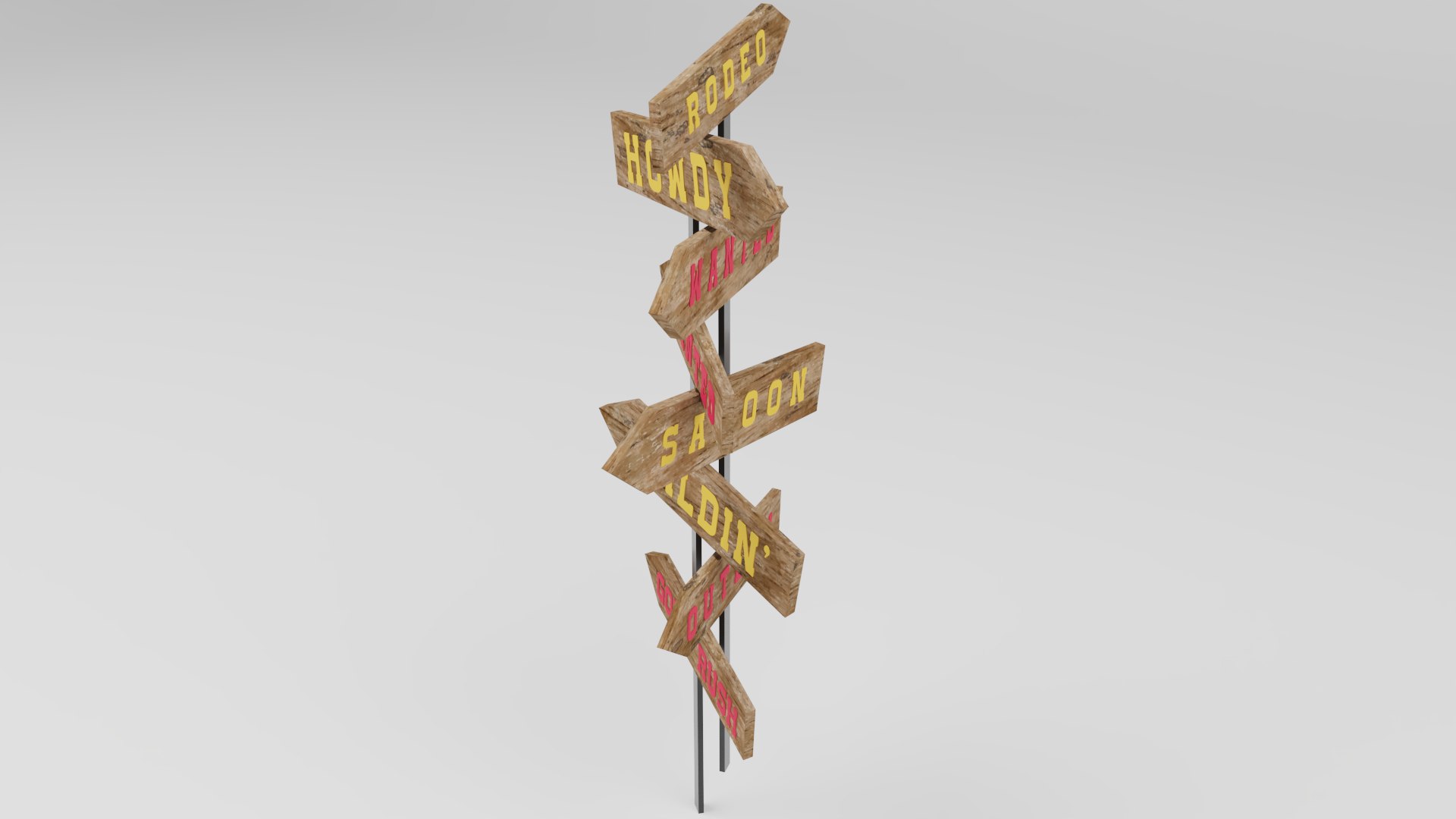 3D Model Signboard - TurboSquid 2087466