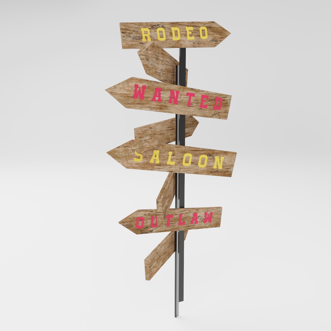 3D Model Signboard - TurboSquid 2087466