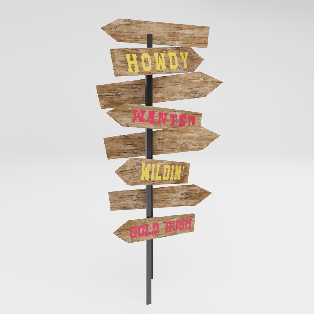 3D Model Signboard - TurboSquid 2087466