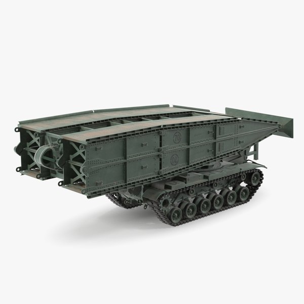 AVLB M60A1 Launched Bridge Green Rigged 3D 모델 - TurboSquid 2022717