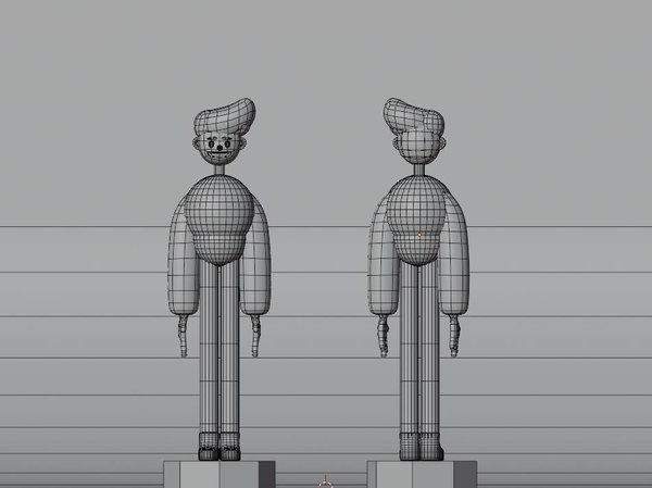 3D Male cartoon characters base mesh - TurboSquid 1739490