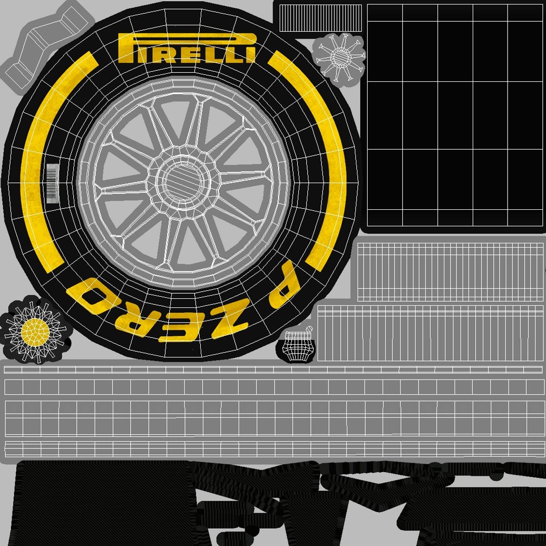 3D Model Formula 1 Wheel F1 - TurboSquid 1574374