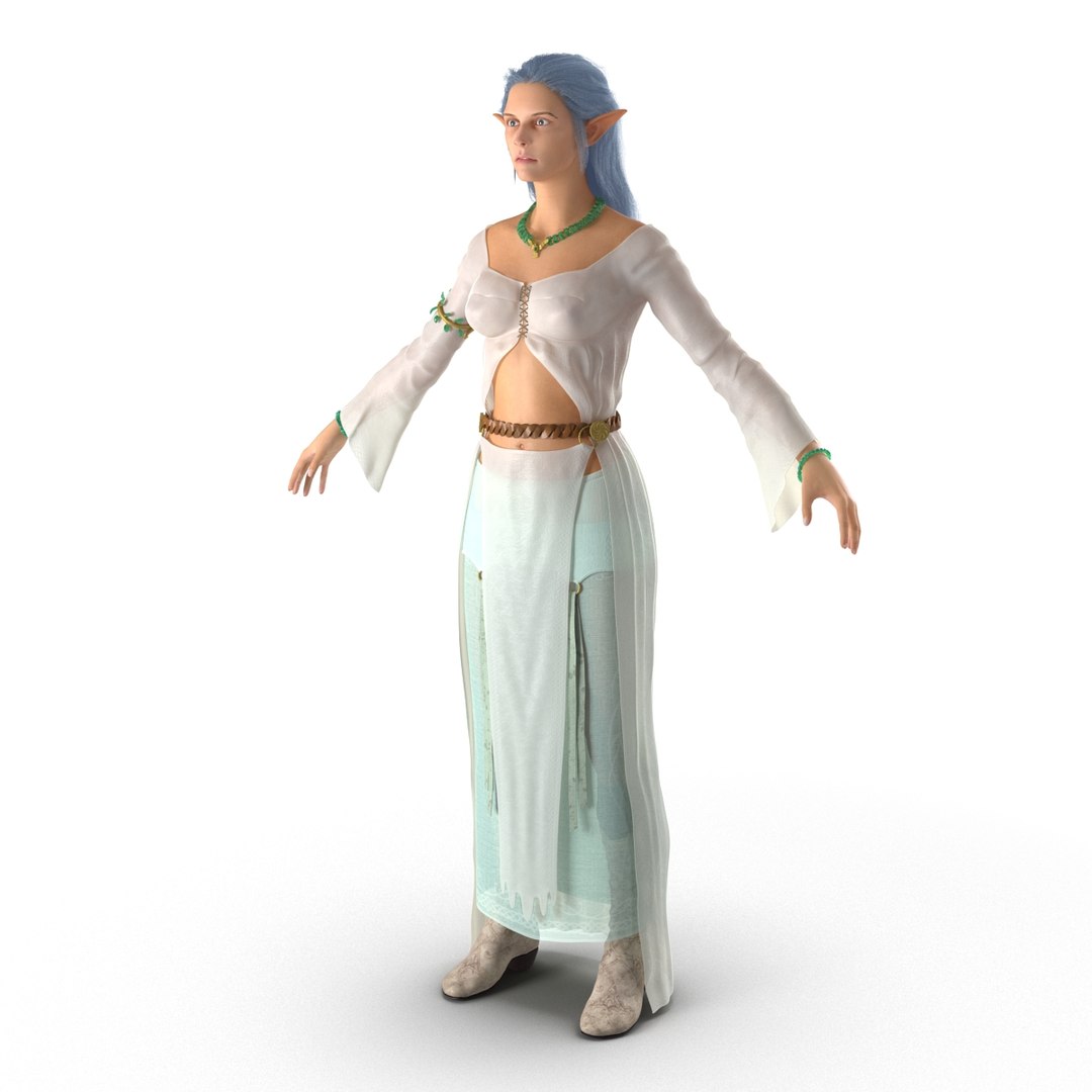 3dsmax female elf