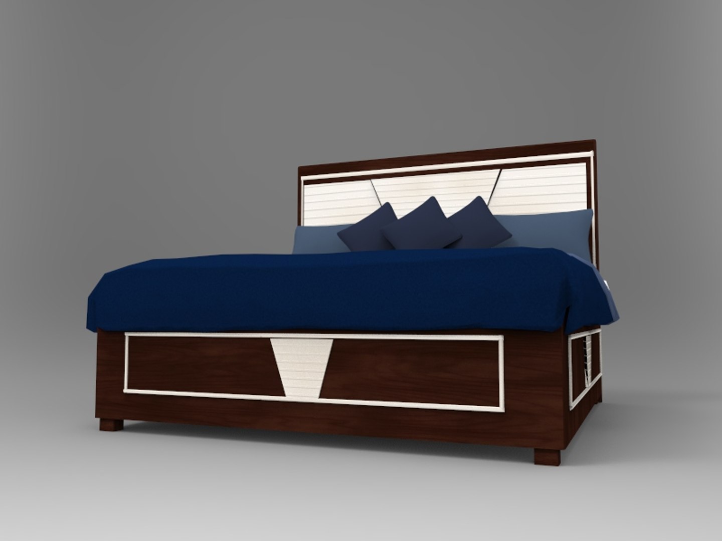 3D Bed Ar Vr Model - TurboSquid 1304231