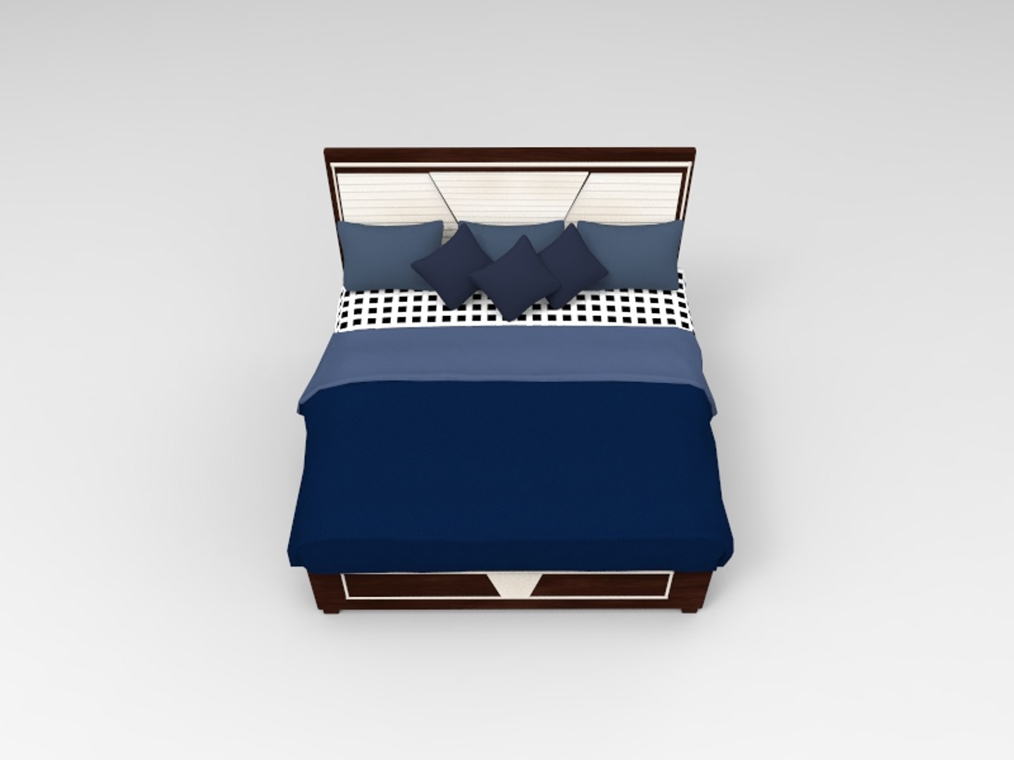 3D Bed Ar Vr Model - TurboSquid 1304231