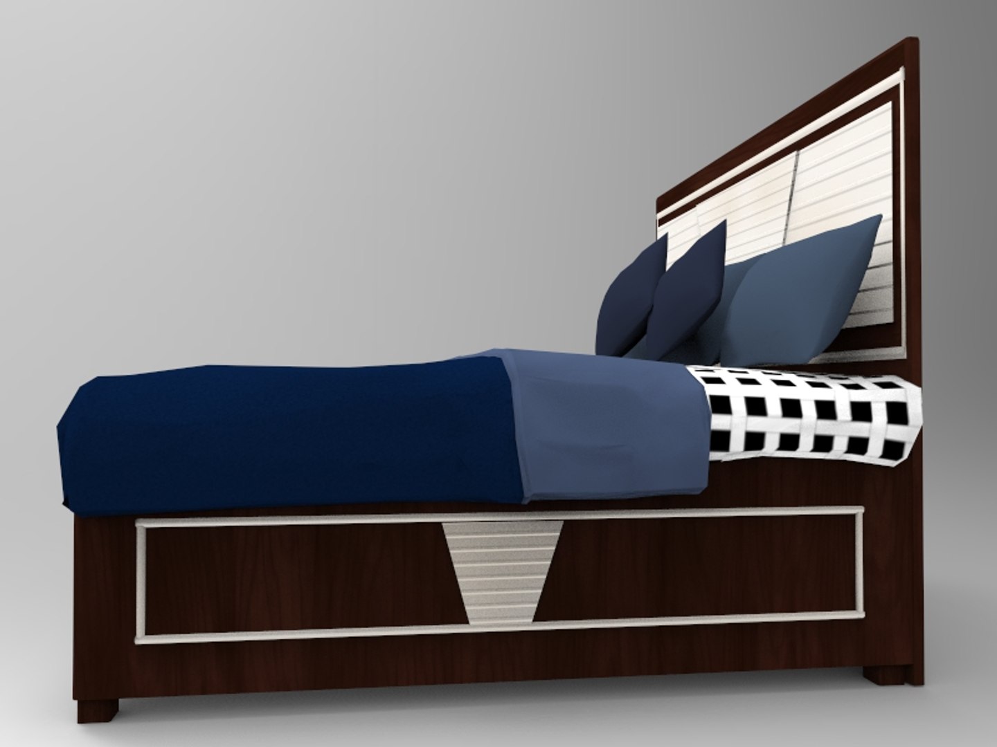 3D Bed Ar Vr Model - TurboSquid 1304231