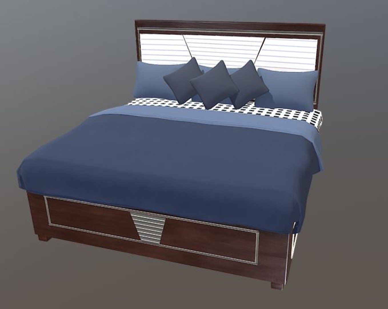 3D Bed Ar Vr Model - TurboSquid 1304231