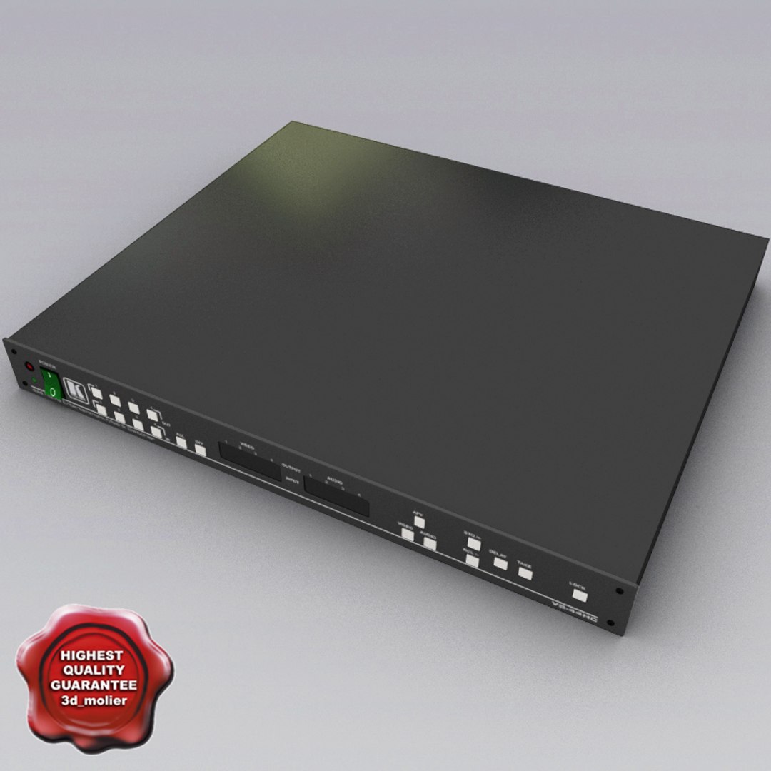 Video Matrix Switcher Kramer 3d Model