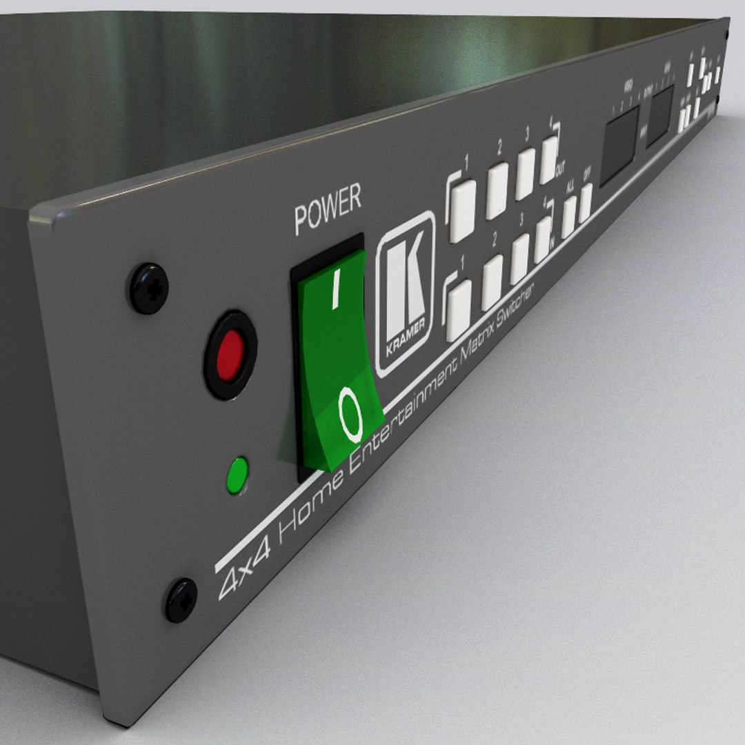 Video Matrix Switcher Kramer 3d Model