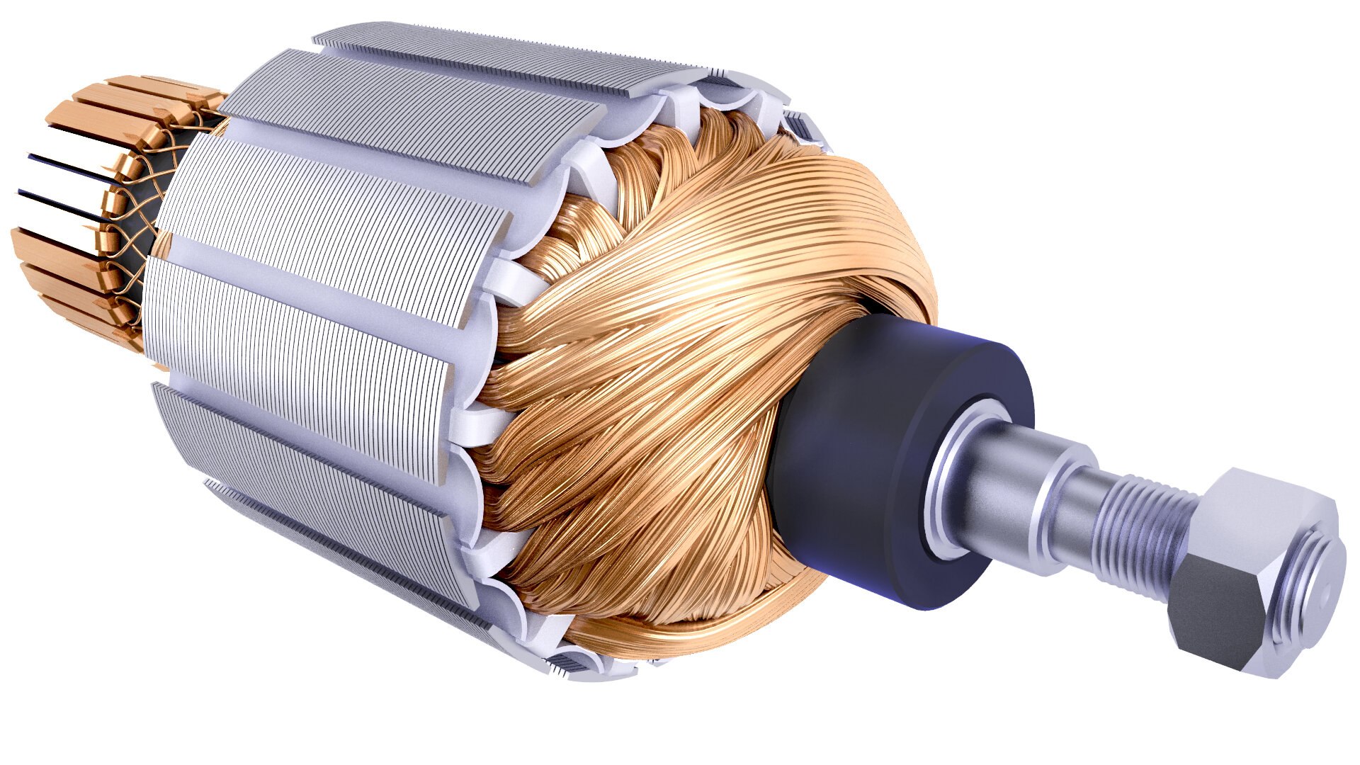 Brushed Motor Rotor 110 3D Model - TurboSquid 2387978