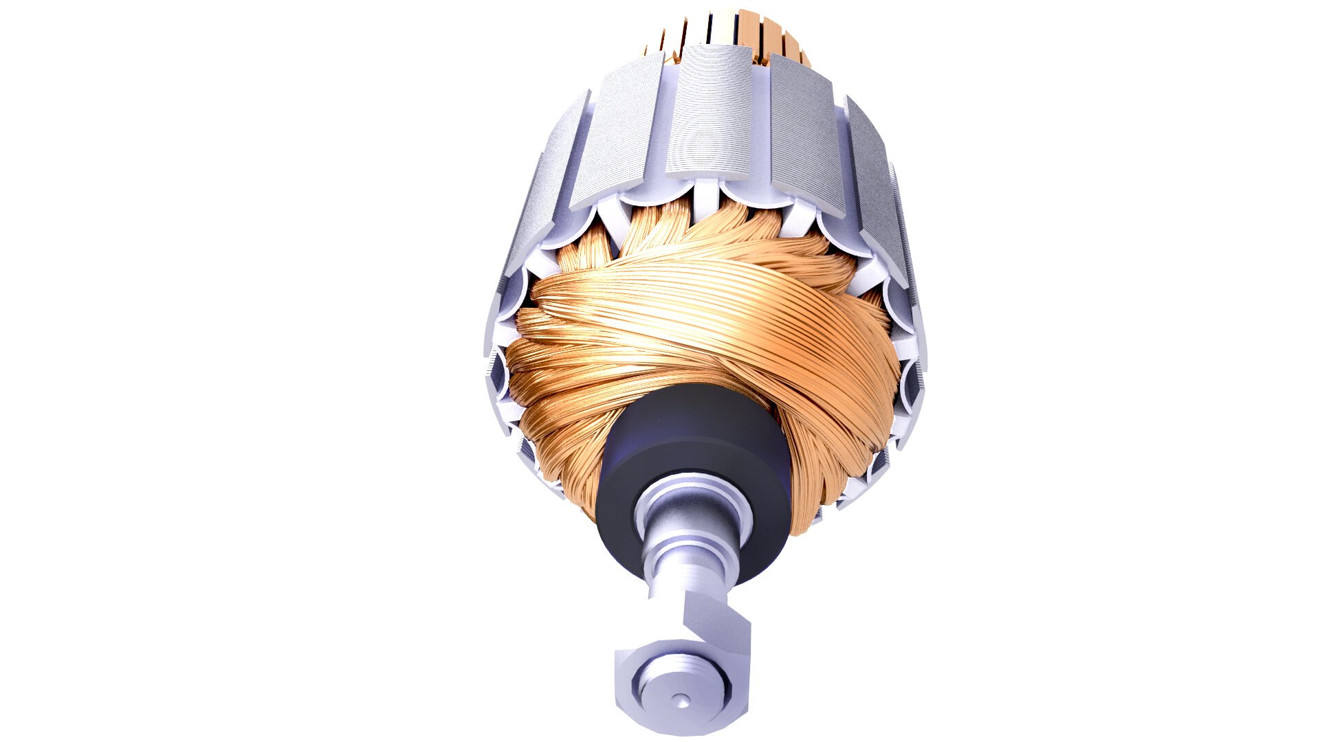 Brushed Motor Rotor 110 3D Model - TurboSquid 2387978