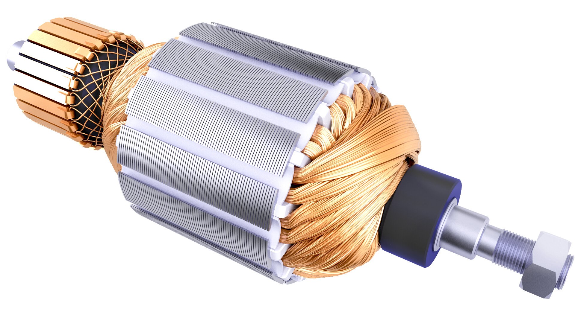 Brushed Motor Rotor 110 3D Model - TurboSquid 2387978