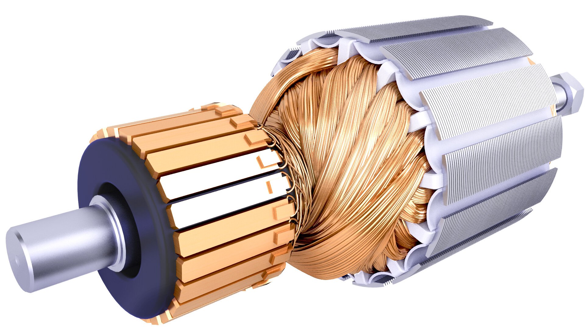 Brushed Motor Rotor 110 3D Model - TurboSquid 2387978