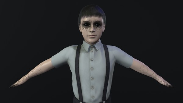modelo 3d Chico de terror - TurboSquid 1794487