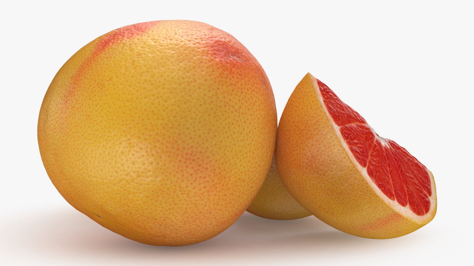 Grapefruits 3D Model - TurboSquid 2226815