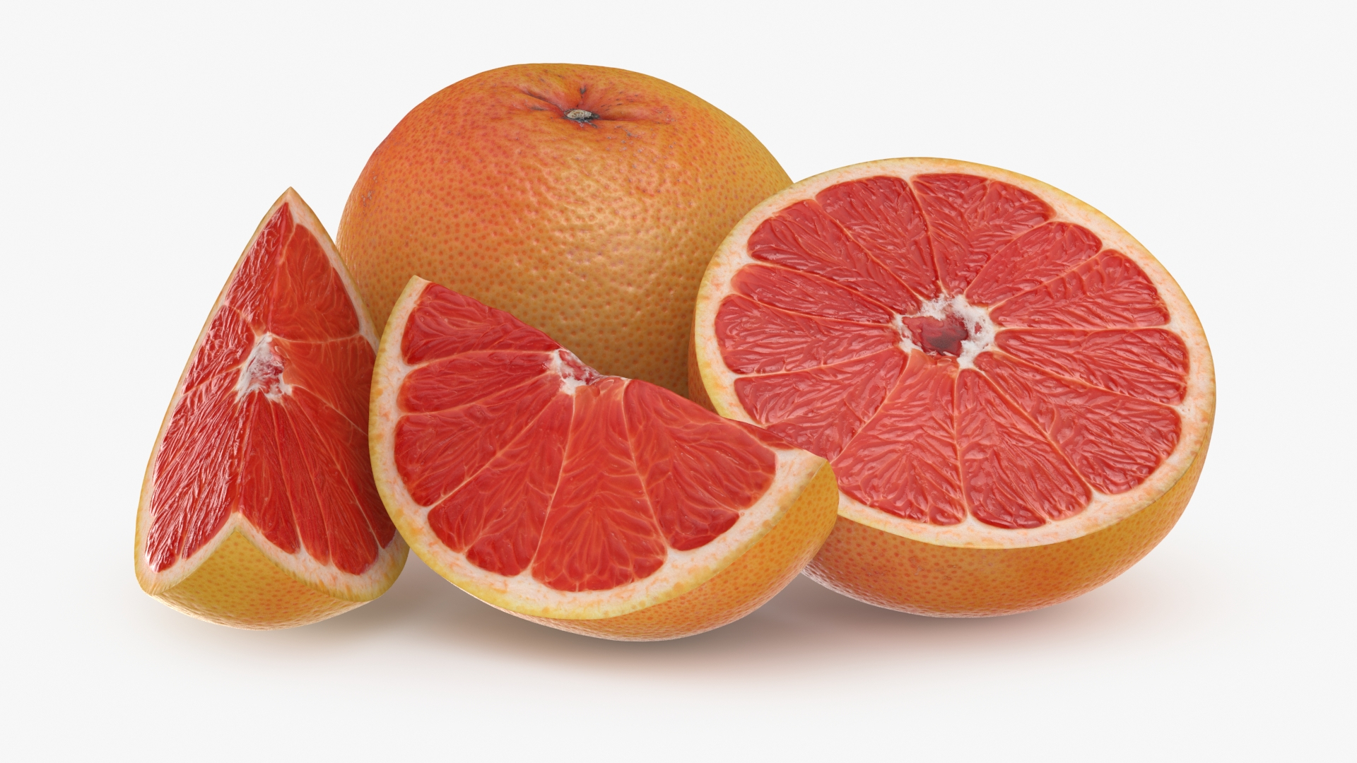 Grapefruits 3D Model - TurboSquid 2226815