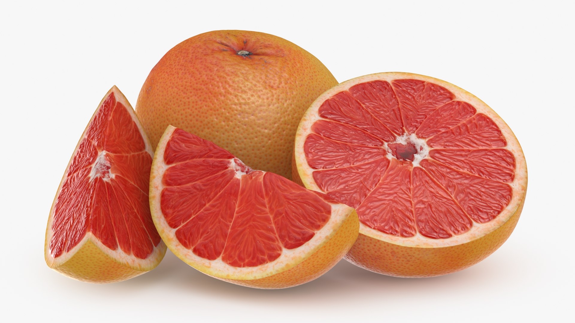 Grapefruits 3D Model - TurboSquid 2226815