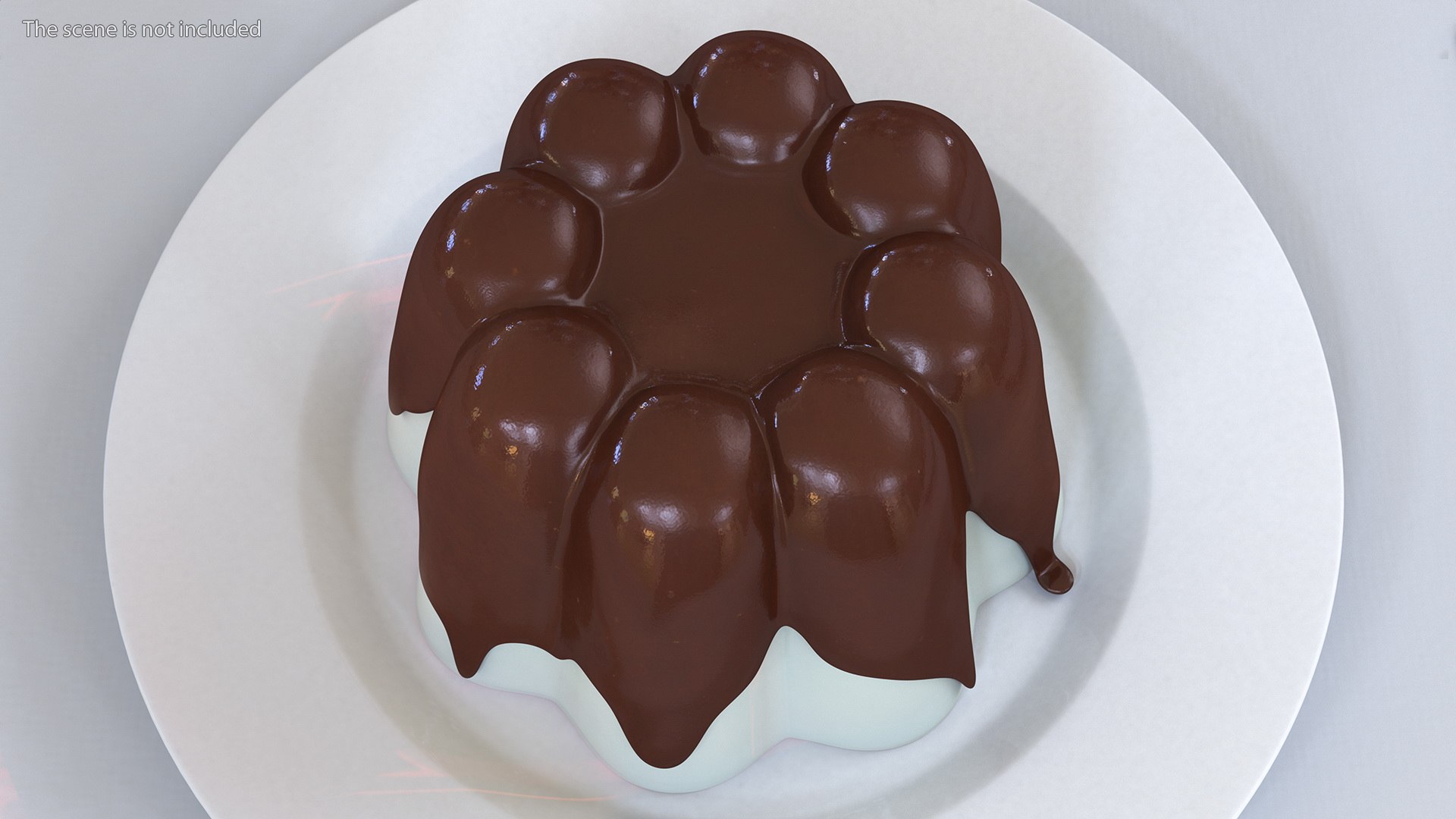 Milky Jelly Pudding 3D model - TurboSquid 1734829