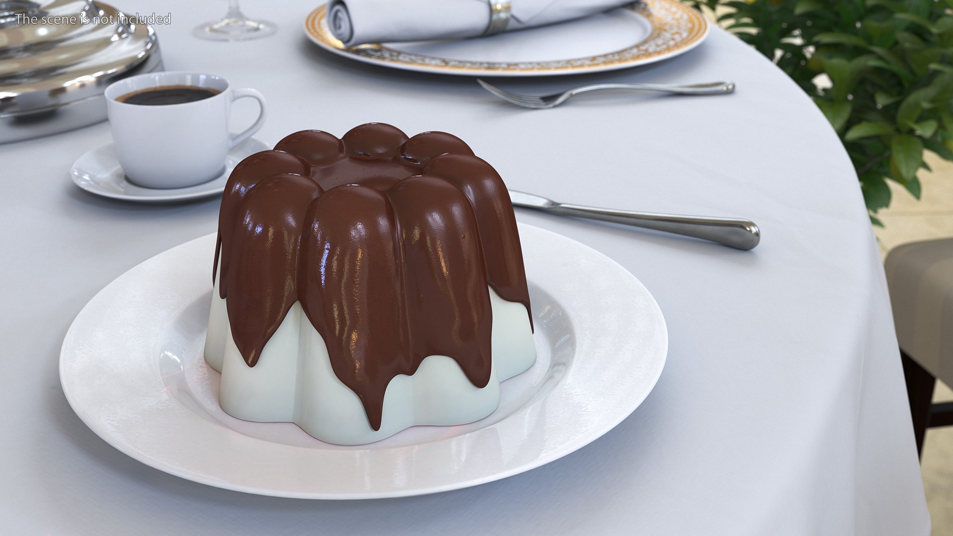 Milky Jelly Pudding 3D model - TurboSquid 1734829