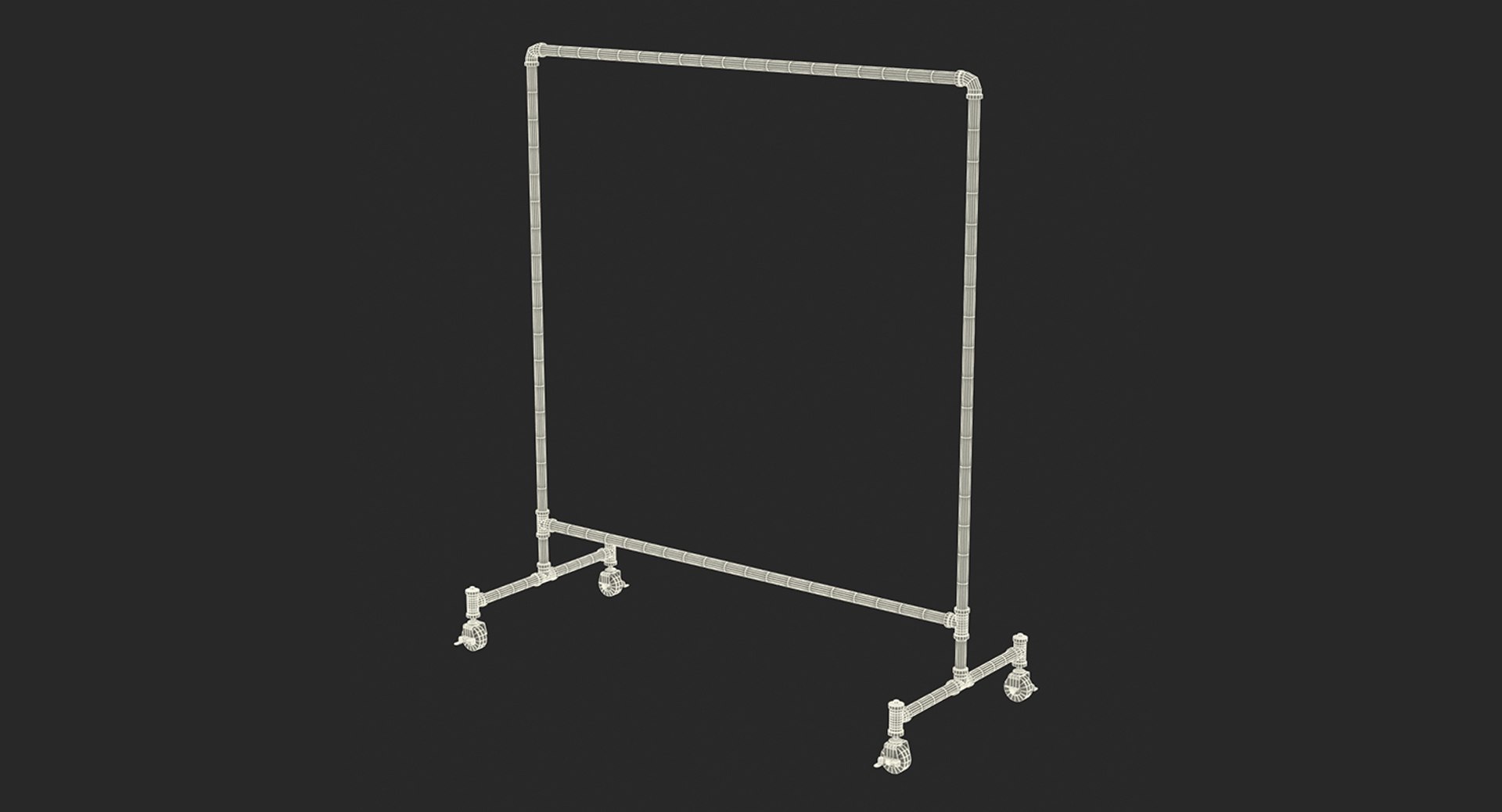 3D clothing racks - TurboSquid 1445884