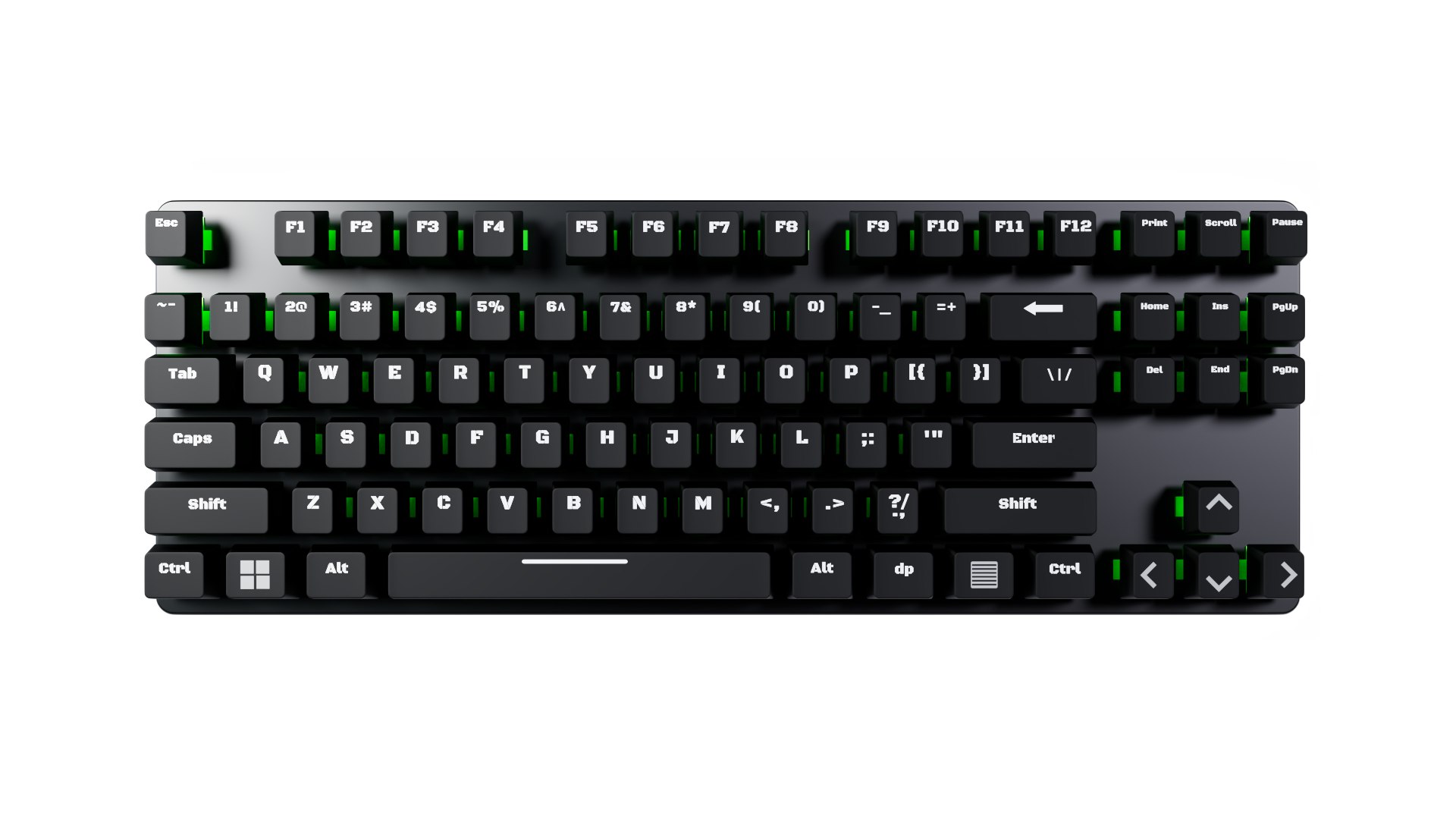 3D KeyboardDark Project One KD87A Mech - TurboSquid 2058159