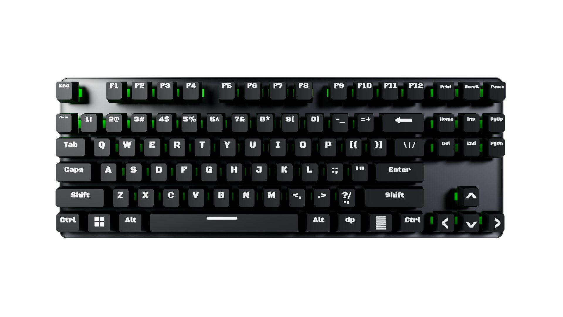 3D KeyboardDark Project One KD87A Mech - TurboSquid 2058159