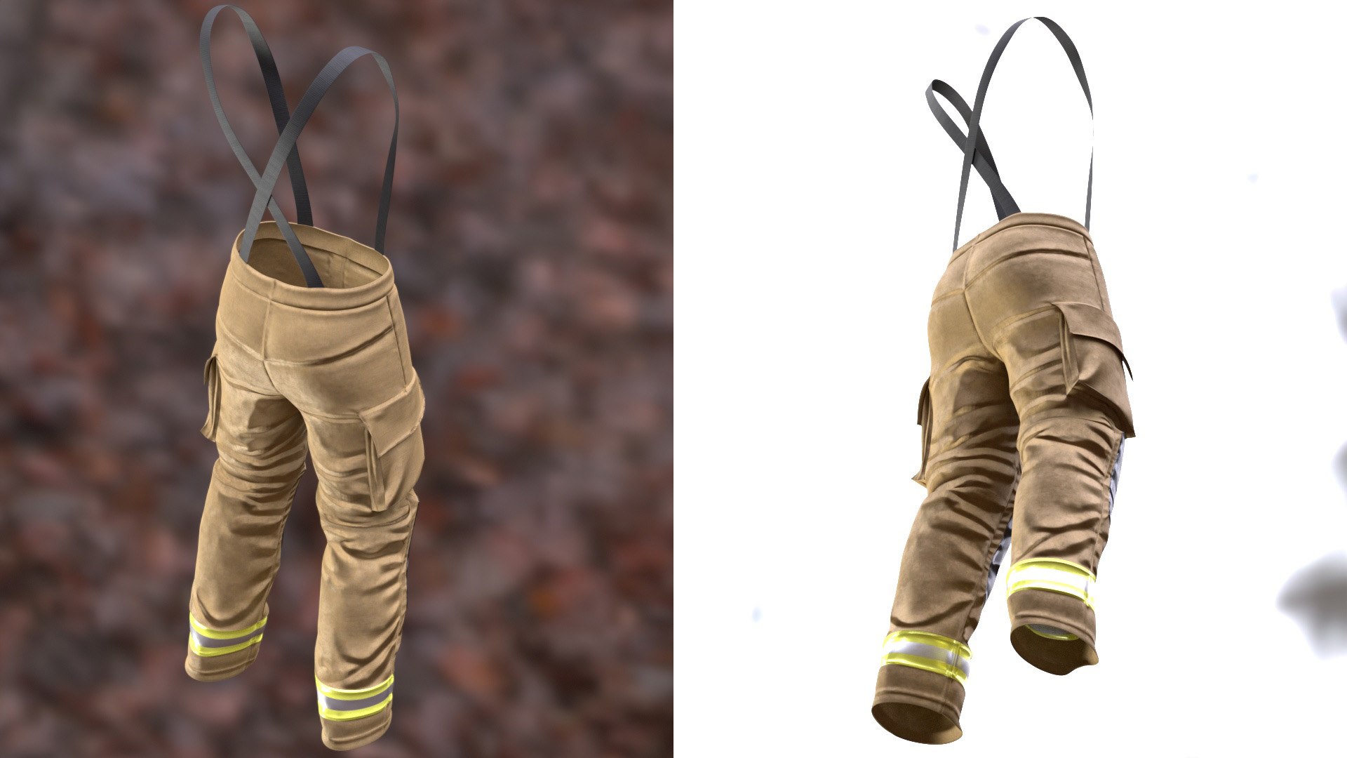 Firefighter Pants 234 - All MH Bodies UE5 Skeletons - Rigged 3D ...