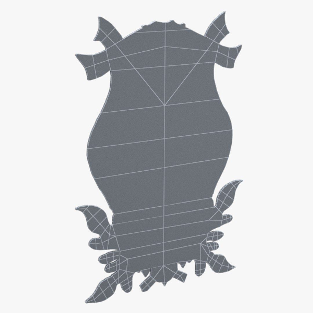 Hunting Trophy Mount Board 3d Model