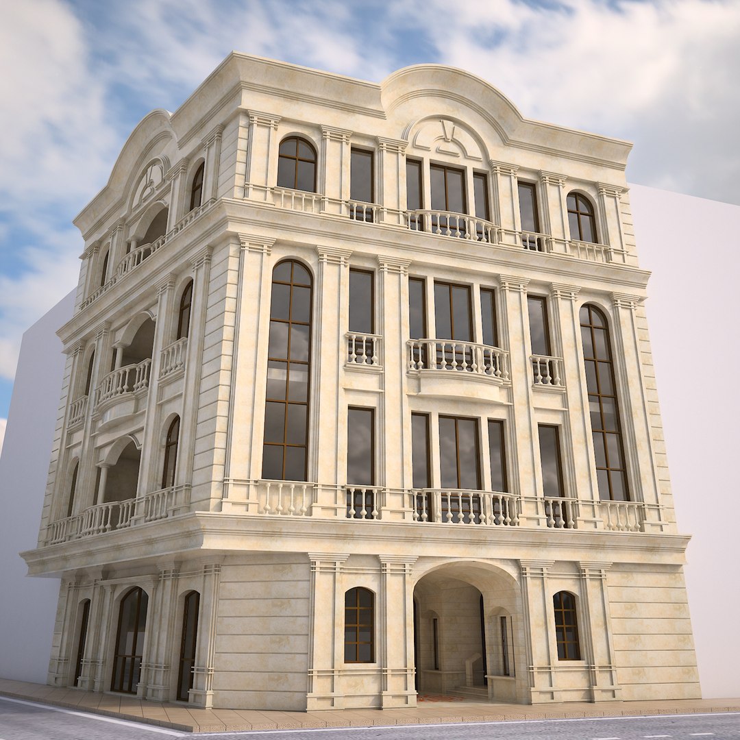 3D Residential Building Design Modeled - TurboSquid 1318681