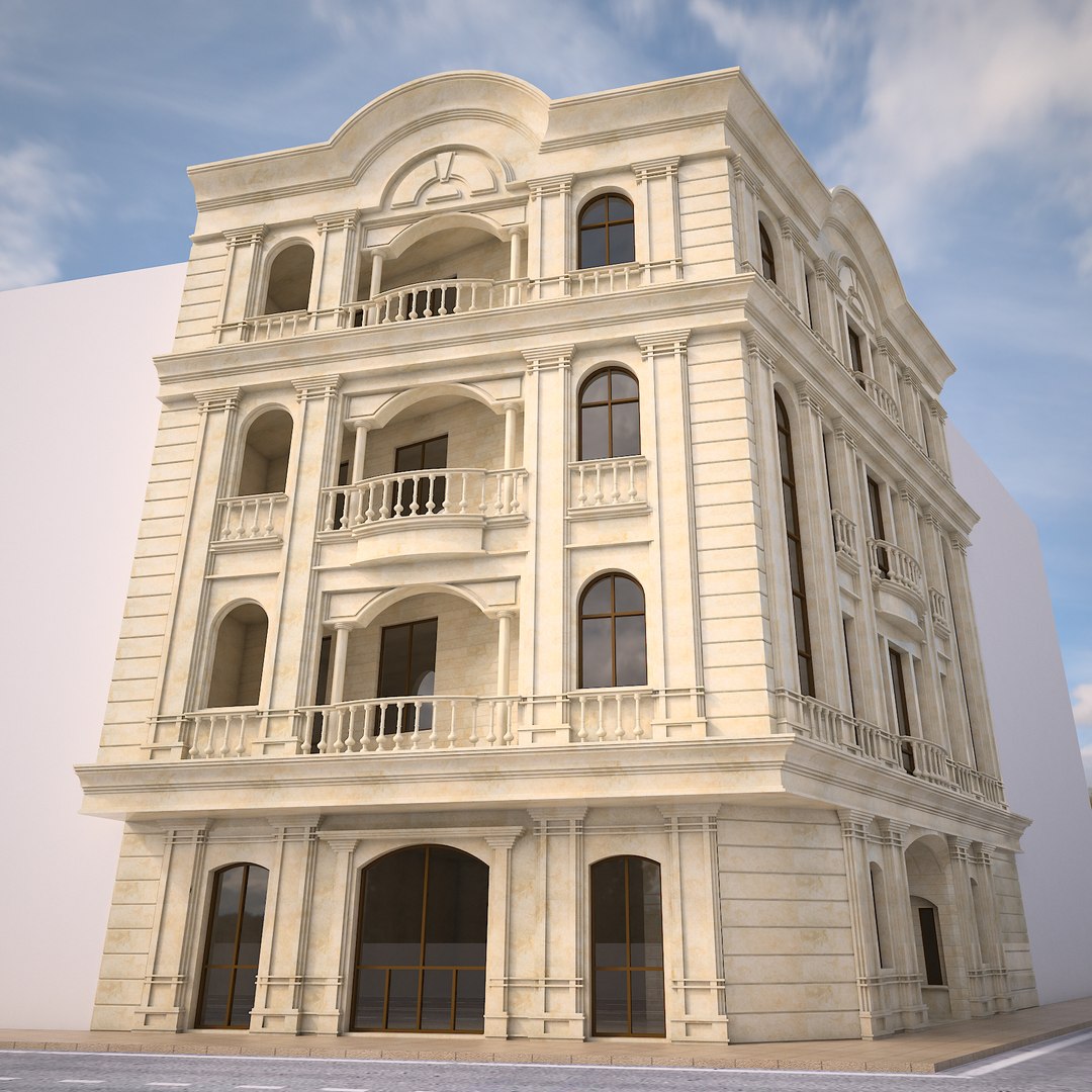 3D Residential Building Design Modeled - TurboSquid 1318681