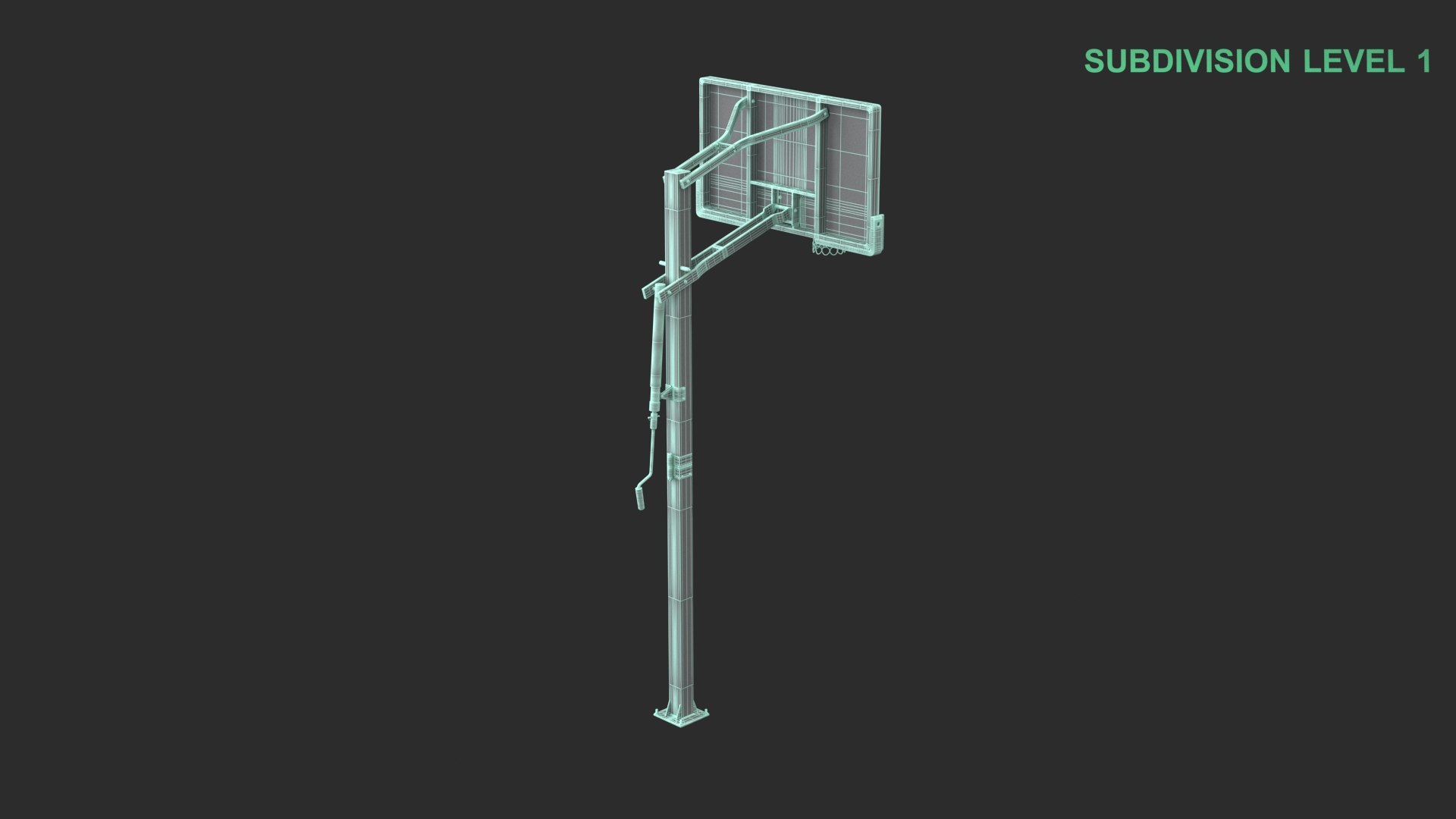 Professional Basketball Hoop Stand 3D - TurboSquid 2319336