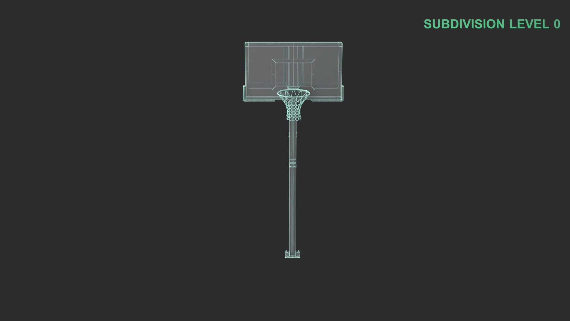 Professional Basketball Hoop Stand 3D - TurboSquid 2319336