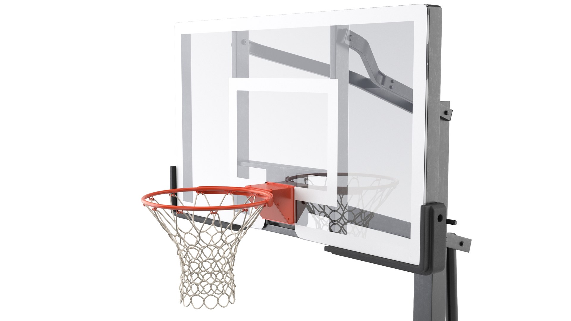 Professional Basketball Hoop Stand 3D - TurboSquid 2319336