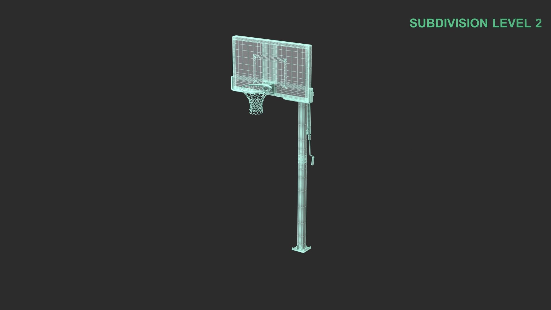 Professional Basketball Hoop Stand 3D - TurboSquid 2319336