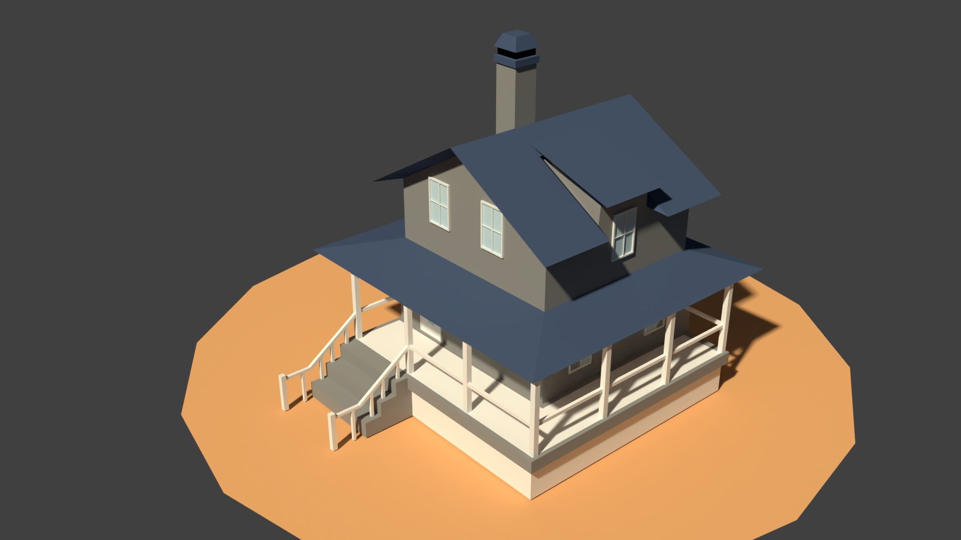 Farm House Model - TurboSquid 1219424