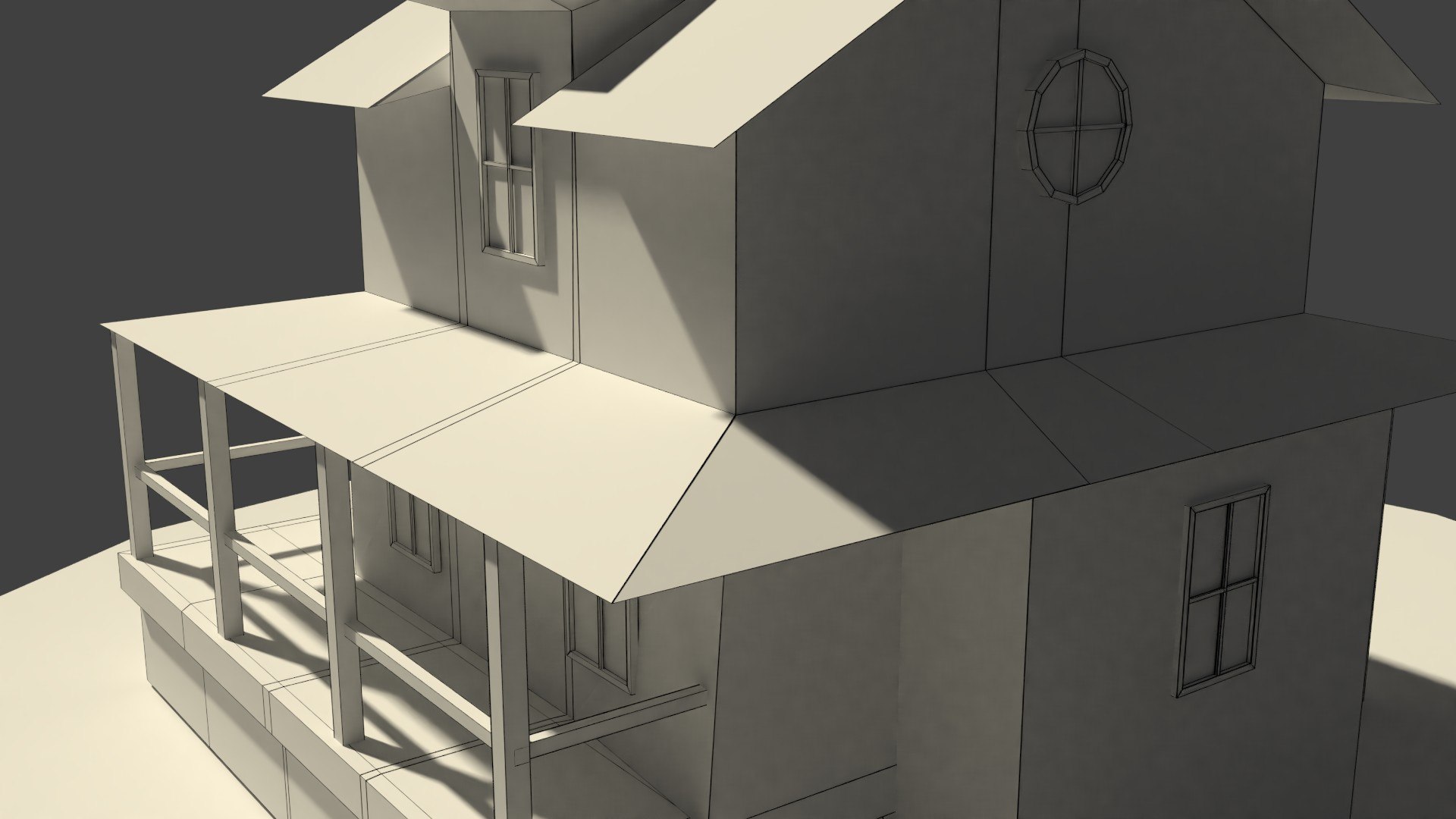 Farm House Model - TurboSquid 1219424