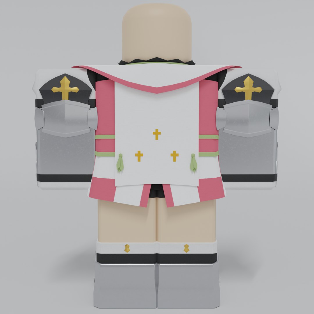 Roblox Alisha Diphda Armor Set 3D - TurboSquid 1878790