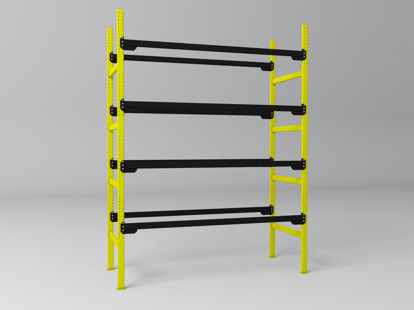 Pallet Racking 3d Model