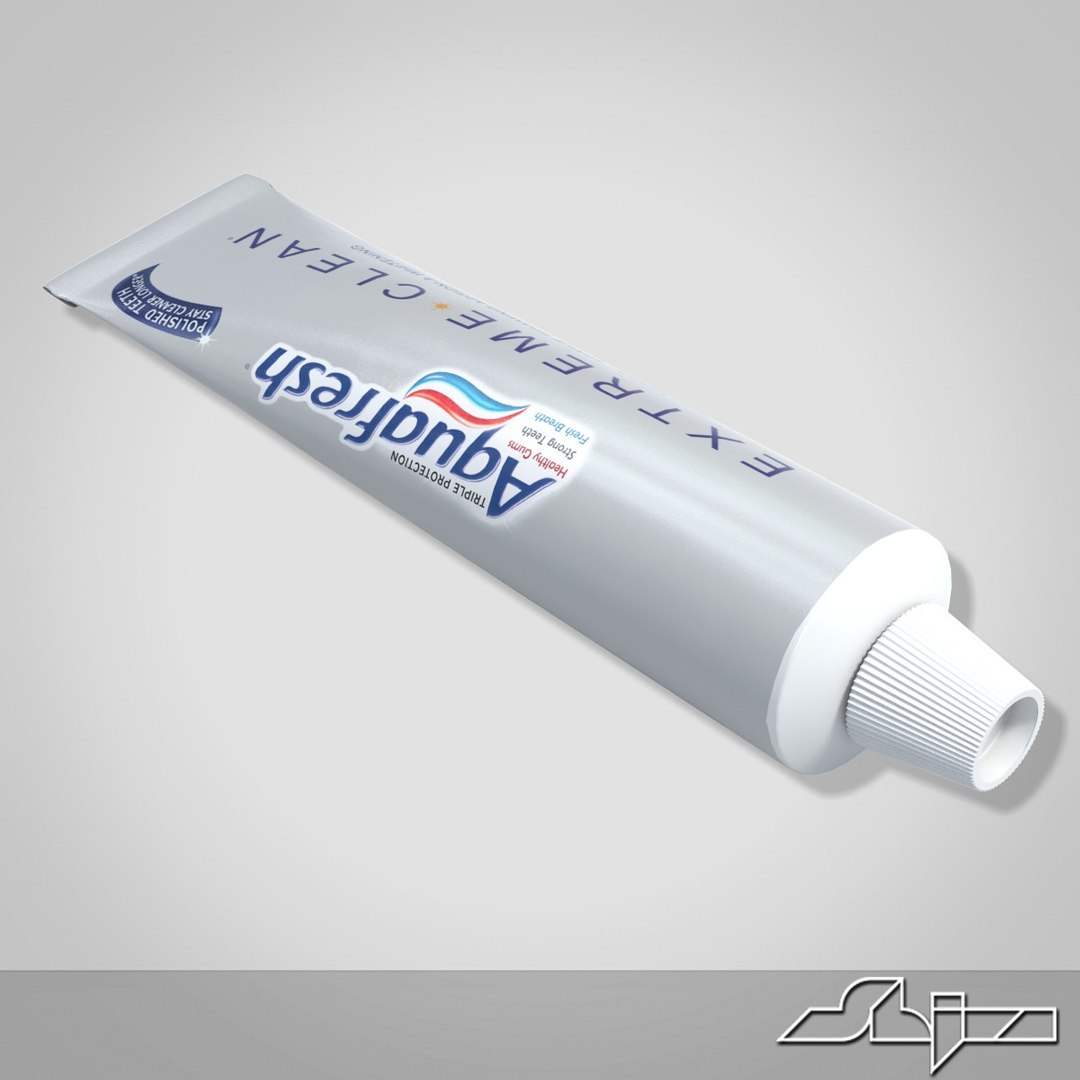3d Tube Toothpaste 2 Model
