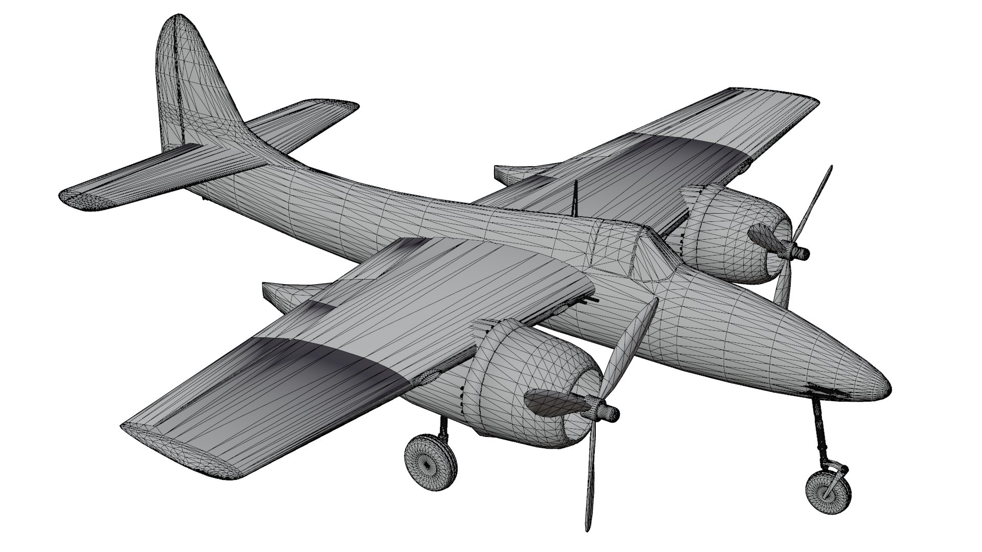 F7F Tigercat 3D Model - TurboSquid 2241596