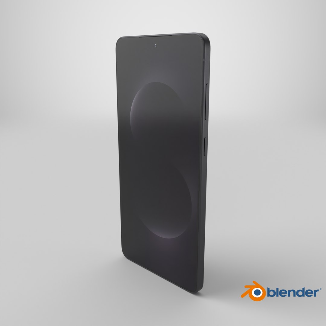 Samsung Galaxy S25 Edge Titanium Jetblack 3D Model - TurboSquid 2411959