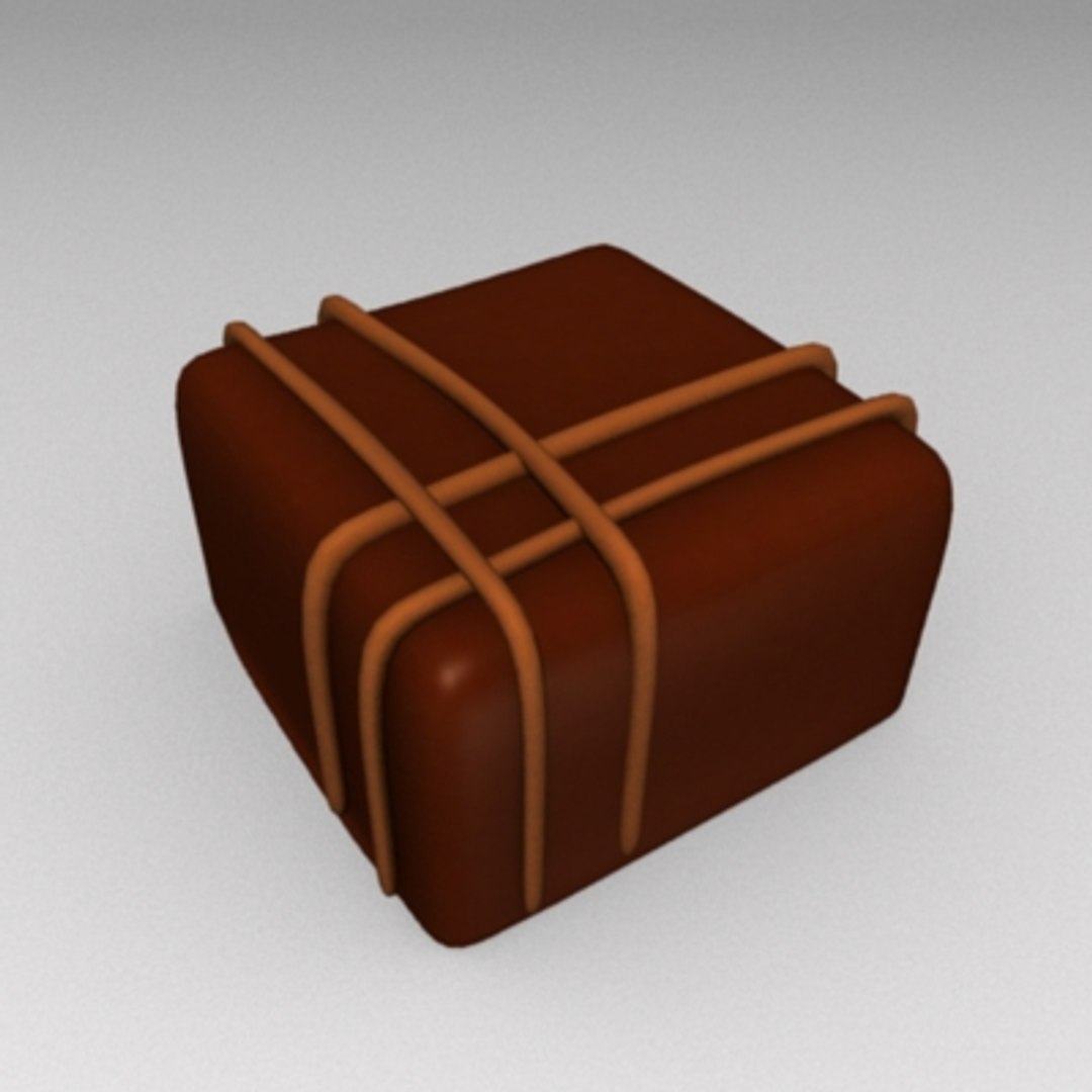 3d Chocolate Candy Model