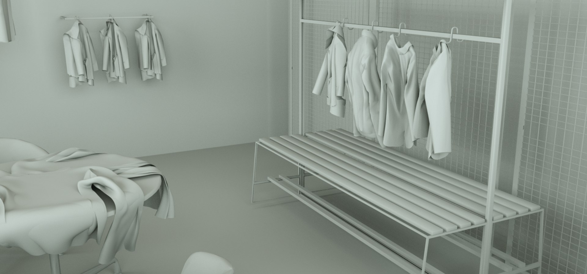 3D Realistic Isometric Clothes Shop Model - TurboSquid 1514596